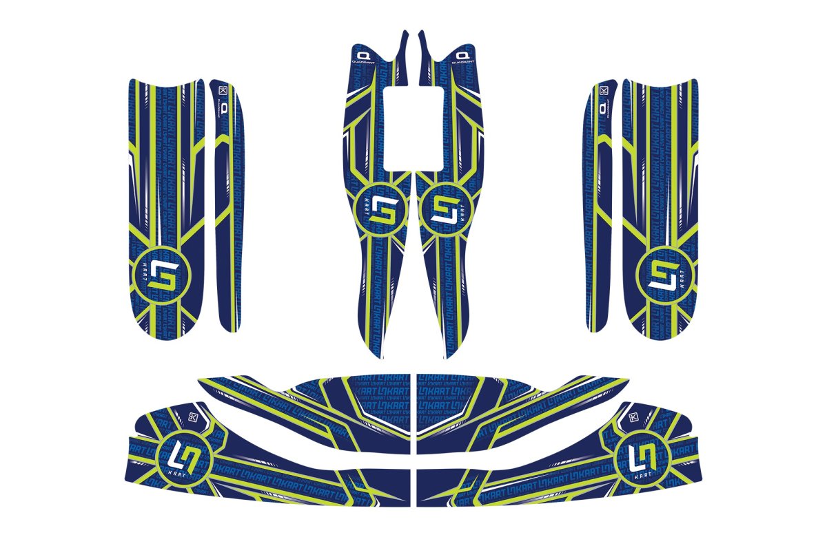 LN stickers sæt M10, 2022 - Stickers - Kartdele.dk v/First Racepoint